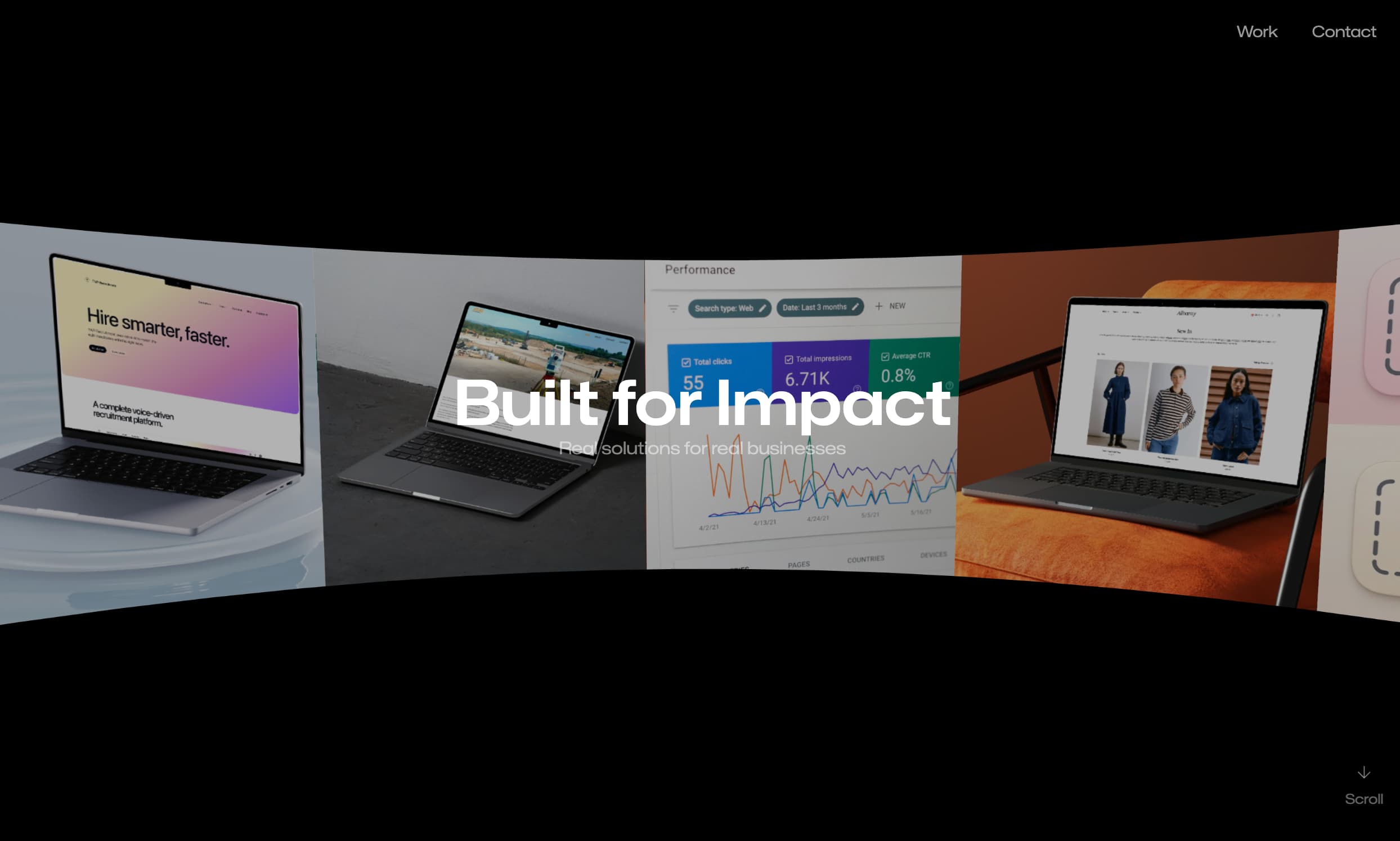 Cinematic Scroll Animation Case Study | The Web People